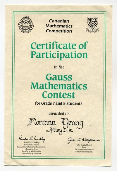 Gauss Mathematics Contest | ÇEVRE MIDDLE SCHOOL | Çevre College – If ...